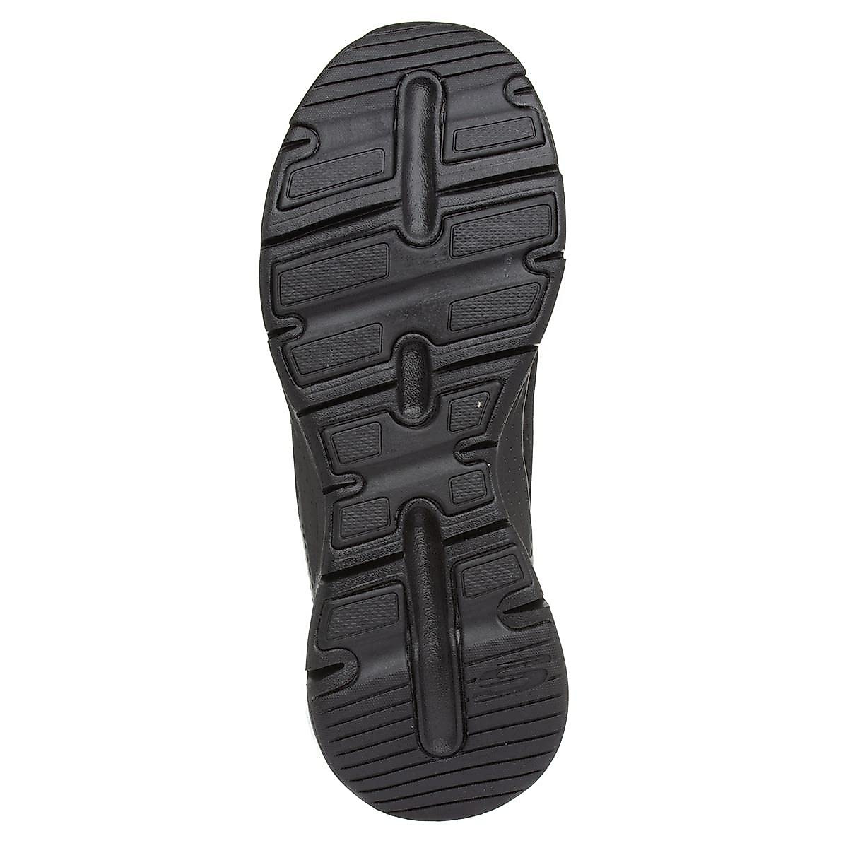 Skechers Women's Arch FIT Metro Skyline Sneaker, Black, 7