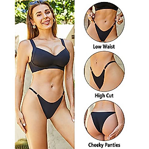 Which is Adjustable Seamless Underwear for Women Panties Sexy Underwear No Show High Cut Cheeky Panties 6 Pack XS-L