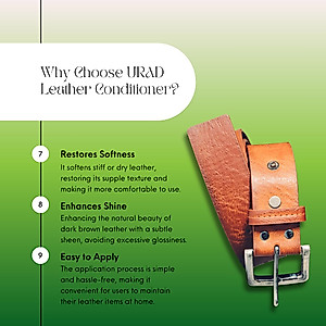 Urad Leather Crme - 7 Ounces, Light Brown