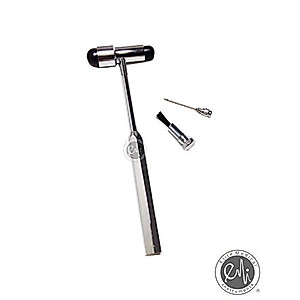 EMI Professional 2-Piece Set: Black Buck and Taylor Reflex Hammers for Comprehensive Neurological Examinations - Perfect for Doctors, Nurses, and Medical Professionals to assess reflex testing