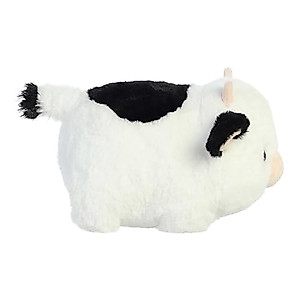 Aurora® Adorable Spudsters™ Tutie Cow Stuffed Animal - Comforting Cuddles - Playful Companions - White 10 Inches