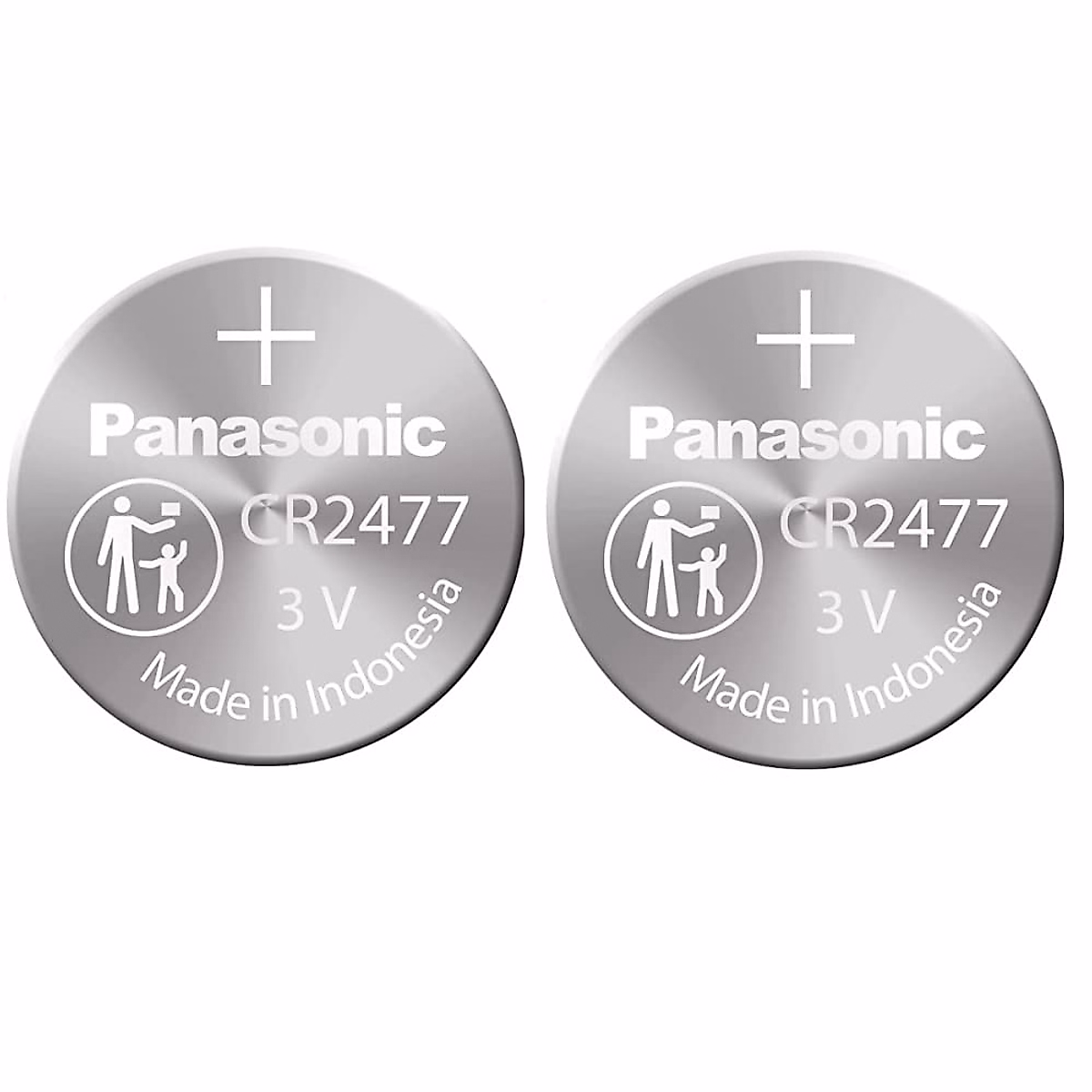 Panasonic CR2477 3V Lithium Cell Battery (Pack of 2)