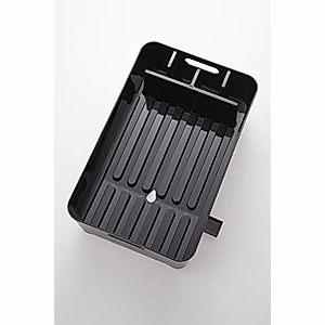 Yamazaki Home Drainer-Drying Kitchen Counters | Plastic | Dish Rack, One Size, Black