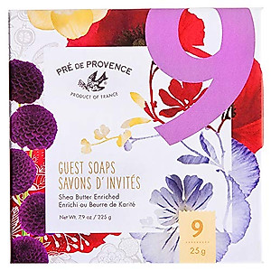 Pre de Provence Luxury Gift Box (Set of 9) - Assorted Scented Herb Scented Herb, 7.9 Ounce, 0.88 Ounce (Pack of 9)