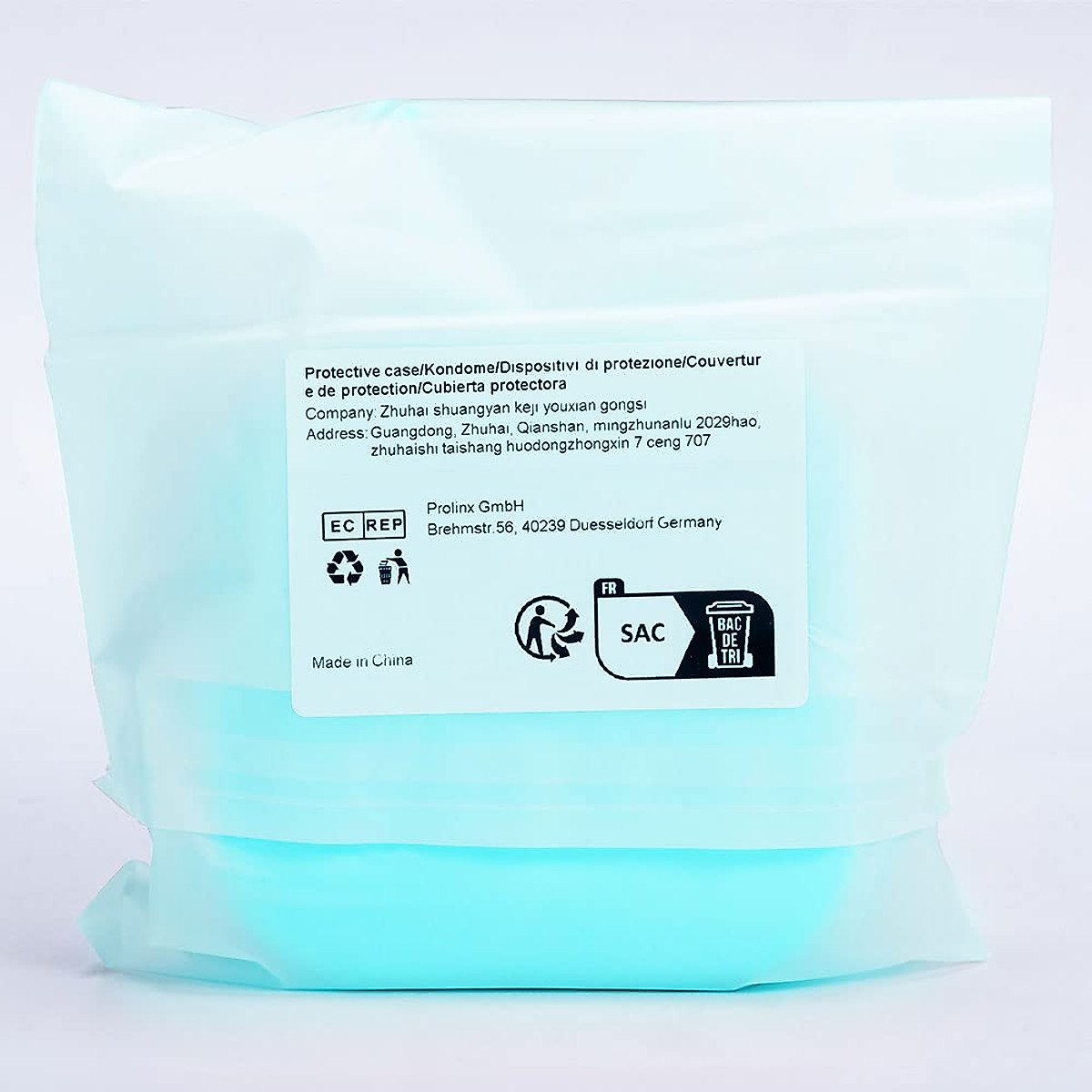 Memoking T02 Protective Case-Bunny Ears Shape Soft Silicone BPA-Free Cute Design Printer Cover, Compatible with T02 Mini Bluetooth Wireless Portable Mobile Pocket Printer, Green