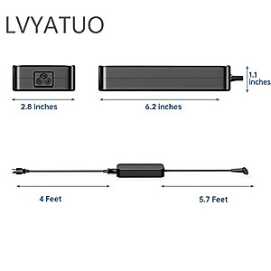 Laptop Charger Fit for Asus ADP-180MB F Charger Asus Rog G75VW G75VX GL502VT FX502VM FX702VM G751JM G750JW G750JM G750JS G752VL G-Series Gaming Laptop AC Adapter