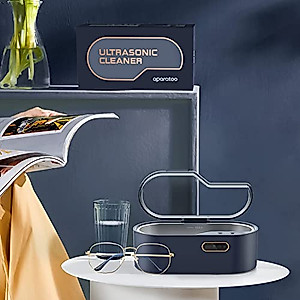 Jewelry Cleaner, Ultrasonic Jewelry Cleaner Machine, 45 Khz Ultrasonic Cleaner Gold Silver Jewelry Cleaner Ring Cleaner, Jewelry Cleaner for All Jewelry, Retainer, Denture, Earring and Eyeglasses