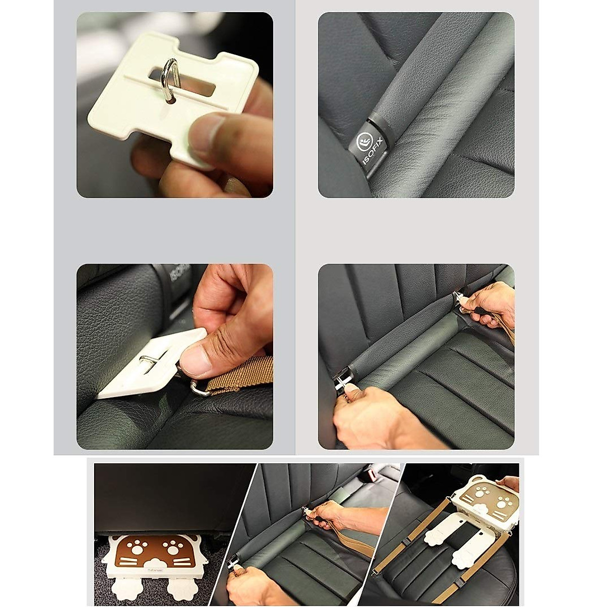 Beberoot Kids Car Seat Foot Rest - Protect Your Kids Knees with Footrest