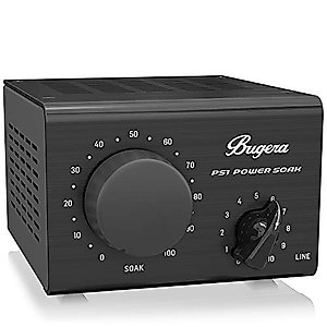 Bugera POWER SOAK PS1 Passive 100 Watt Power Attenuator for Guitar and Bass Amplifiers with Emulated Mic Output