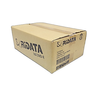 RiDATA DRD-4716-RD100ECOW 4.7GB 16X DVD-R 100 Packs Spindle Shrink Wrap