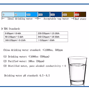 Acxico 1Pcs Analog TDS Sensor Hydroelectric Conductivity Sensor Liquid Detection Water Quality Monitoring Module for Arduino DIY