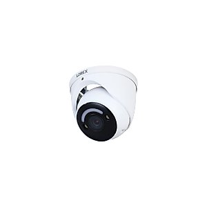 Lorex 4K Deterrence Dome AI PoE IP Wired Add-On Security Camera with Smart Security Lighting, Color Night Vision, and Smart Motion Detection Plus (4-Pack/White)