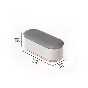 LUXE Bidet NEO 185 White, Toilet Seat Bumpers and Shut-Off Valve T-Adapter Bundle