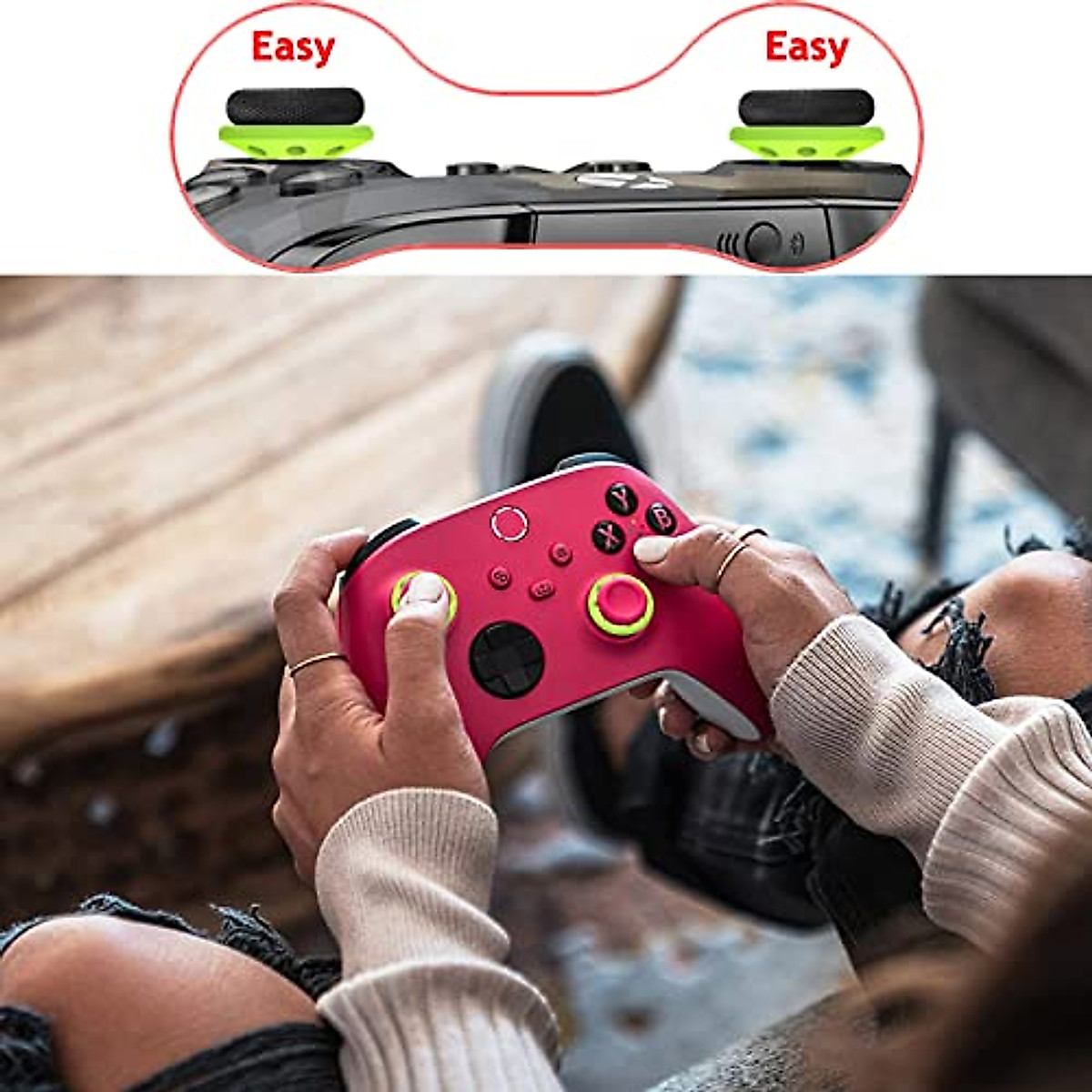 Murciful Aim Assist Target Motion Control Precision Rings for PS5, PS4, Xbox Series X/S, Xbox One, Xbox 360, Switch Pro Controller