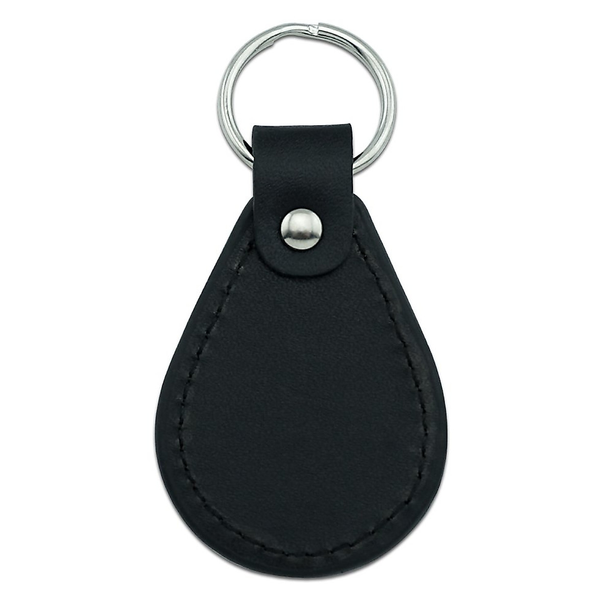 GRAPHICS & MORE Supernatural Anti Possession Symbol Black Leather Keychain