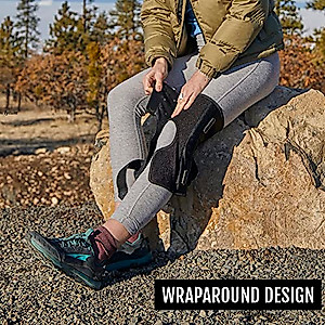 BIOSKIN Wraparound Patella Stabilizer Knee Brace for Patellofemoral Pain, Patella Tracking Disorders, Dislocation, and Subluxation, Left or Right Kneecap Tracking (L)