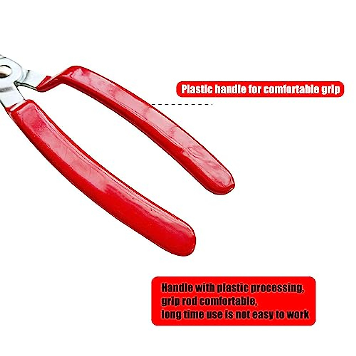 Dewkou Pack-1 Car Relay Disassembly and Assembly Clamp, Multifunctional Car Puller Plier, Car Relay Disassembly Clamp Relay Extraction Pliers (Red)