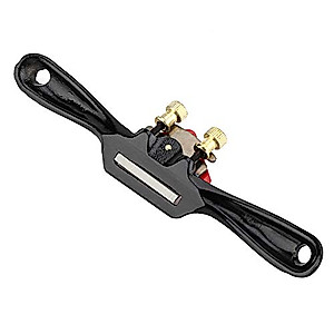 Fdit 9"/215mm Adjustable Hand Planer Spoke Shave Manual Woodworking Tool Hand Tool