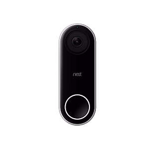 Google Nest Hello Doorbell (Wired) Wi-Fi Video Doorbell with 10/'' Touchscreen Bundle (Renewed), Max Chalk