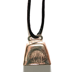Jazzworks,LLC Copper Tone Cowbell Cow Bell Necklace (N014)