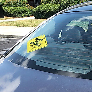 Dreambaby Baby On Board Sign - Baby Safety Awareness Warning Decal - Model L211