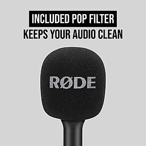 RØDE Interview GO Handheld Adaptor for The Wireless Range, Including Wireless PRO, Wireless GO II, and Wireless ME