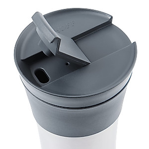 Berghoff Essentials Travel Mug 0.35 qt. PP Lid Insulated Drinking Cup Double-walled Construction Quick Open Lid