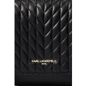 KARL LAGERFELD Paris Kris Top-Handle Crossbody Black One Size