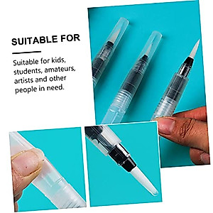 SAFIGLE Brush Ink Pen Set Birthday Gifts Sets Watercolor Brush Set 6pcs Refillable Water Brush Pens for Watercolors Drawing Art Pens Water Coloring Brush Pen Student Paintbrushes Student