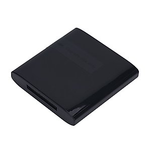 Wireless Receiver Adapter, Music Audio Transmitter with Bluetooth Function for 30pin-Enabled Sounddock Dock Speaker(Black)