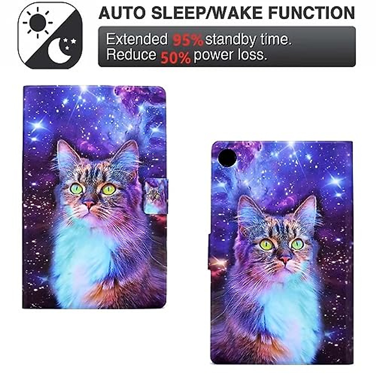 Compatible with/Replacement for Tablet PC Samsung Galaxy Tab A8 10.5 inch 2021 SM-X200/X205/X207 PU Leather Flip Cover Stand Wallet Case XXDY10(3)