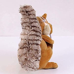Lovely Animal Doll Ice Age 3 Scrat Squirrel Stuffed Plush Toy 7 inch for Kids Children Gift (Yellow, OneSize)