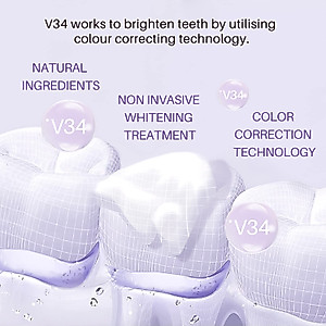 AKARY Teeth Whitening Mousse, Refreshing Breath Deep Cleaning Foam Toothpaste Natural Mouth Wash Water, Purple Teeth Whitening Toothpaste Ultra Fine Mousse Foam