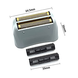 1 Pack Pro Shaver Replacement Foil and Cutters compatible with andis shaver ProFoil Lithium replacement，Golden