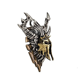 Starforged Ka'Bandha Khorne Chaos Demon Men's 18K Gold Necklace Warhammer 40K Blood Angel Killer Pendant