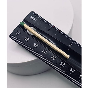 APOTHECARY SAFETY MATCH TWIN PACK W/REUSABLE (40ML) GLASS VIAL(2) WITH CORK LID, 25CT GO GREEN PER VIAL(50)+25CT REFILL=75CT TOTAL