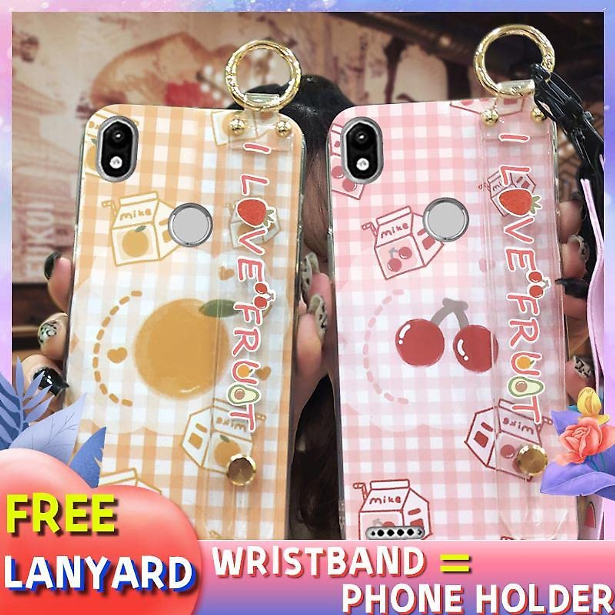 Lulumi Beautiful Cute Phone Case for Infinix Smart 2 X5515, Shockproof for Woman for Man Black Case for Girls Anti-dust Cover Back Cover for Men Dirt-Resistant TPU Fashion Design, 5