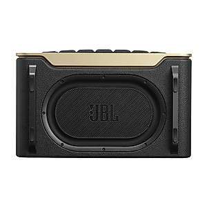 JBL Authentics 200 - Retro Style Smart Home Speaker with Built in Wi-Fi, Bluetooth and Voice Assistants, Alexa and Google Assistant, Multi-Room Playback, Automatic self tuning