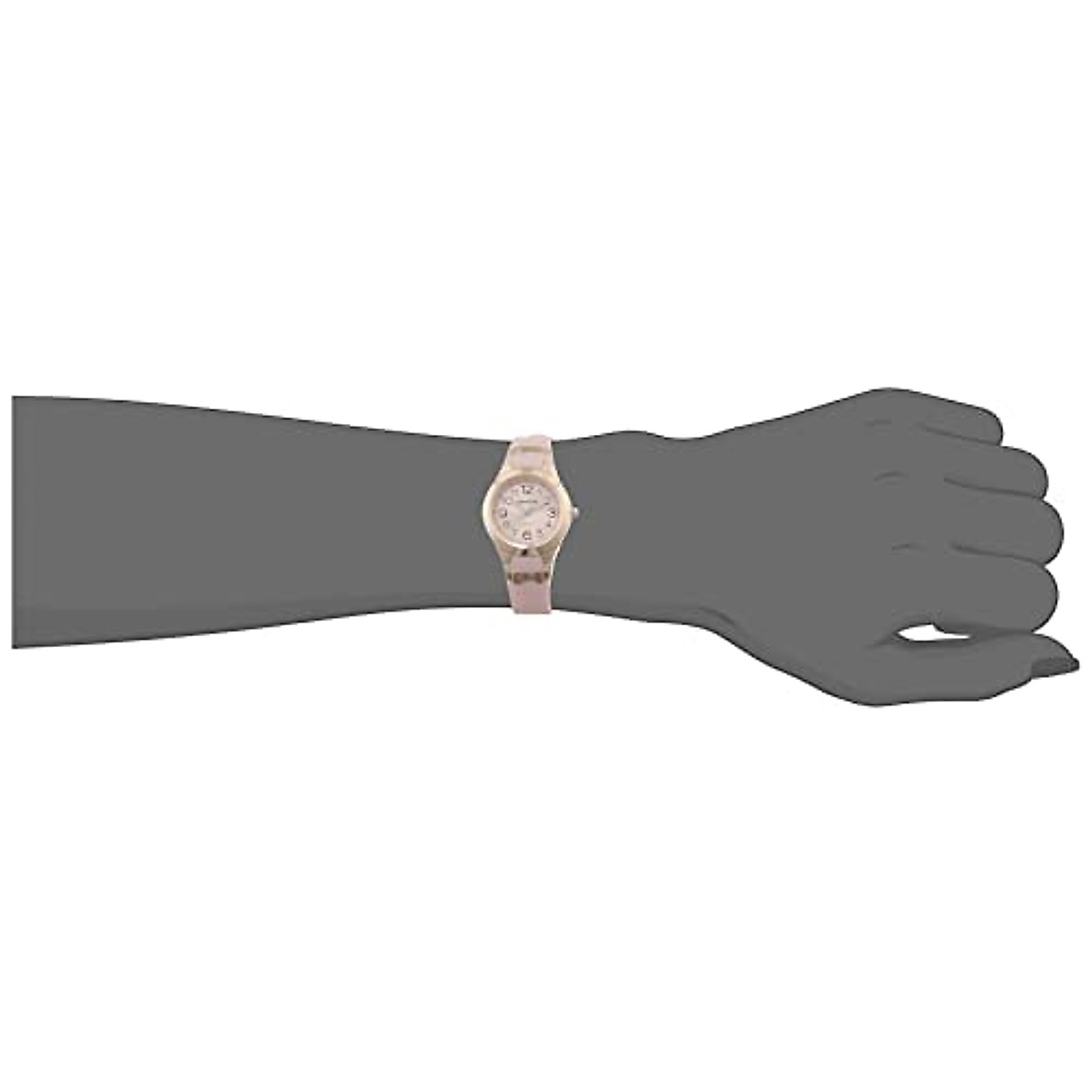 Armitron Sport Women's Quartz Sport Watch with Plastic Strap, Pink, 12 (Model: 25/6418RGP)