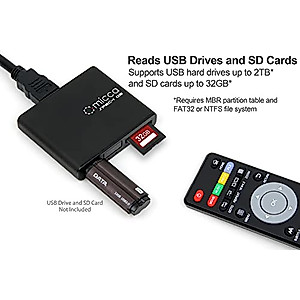 Micca Speck G2 1080p Full-HD Digital Media Player for USB Drives and SD/SDHC Cards, Digital Signage, H.264/AVC MP4 MKV Videos MP3 Music JPG Photos, HDMI and AV Output, Auto Play and Resume