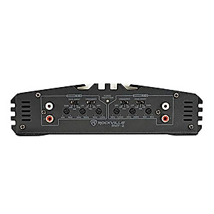Rockville RVF-2 1200w Peak/300w Dyno-Certified RMS 4 Channel Car Amplifier Stereo Amp