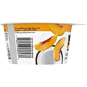 So Delicious, Peach Coconut Milk Yogurt, 5.3 Ounce