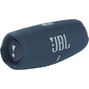 JBL Charge 5 Portable Waterproof Wireless Bluetooth Speaker Bundle with Boomph Portable Hard Carrying Protective Case - Blue