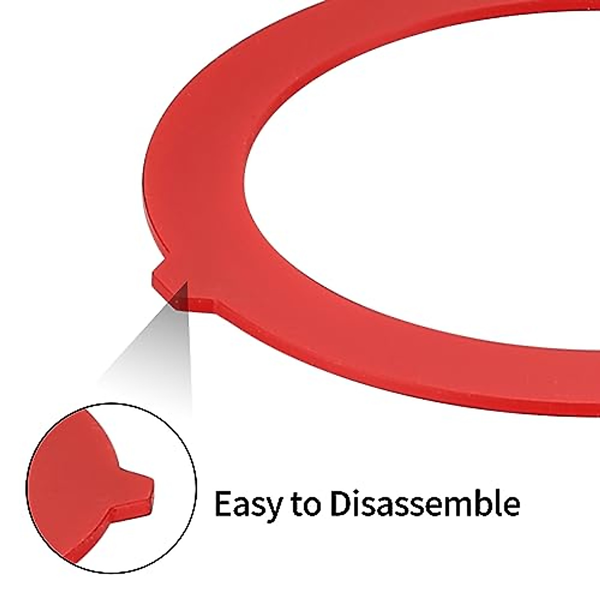 Flush Valve Seal Compatible with Kohler, 2 Pcs Silicone Canister Flush Valve Seal Kit, Toilet Tank Parts Canister Flush Valve Gasket Replacement Compatible with K-GP1059291 K-4436 Part