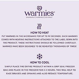 Warmies Plush Heat Up Microwavable Soft Cuddly Toys with A Lavender Scent, Dragon Blue