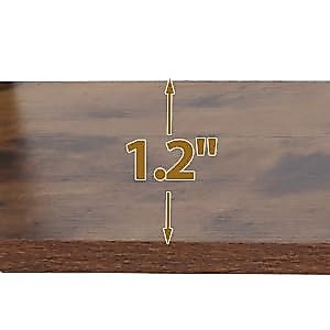 NICECOZY 3 Tier Bookshelf, Open 3 Shelf Short Bookcase, Rustic Shelves with Metal Frame, Industrial Book Shelf for Bedroom Home Office Living Room, Rustic Brown