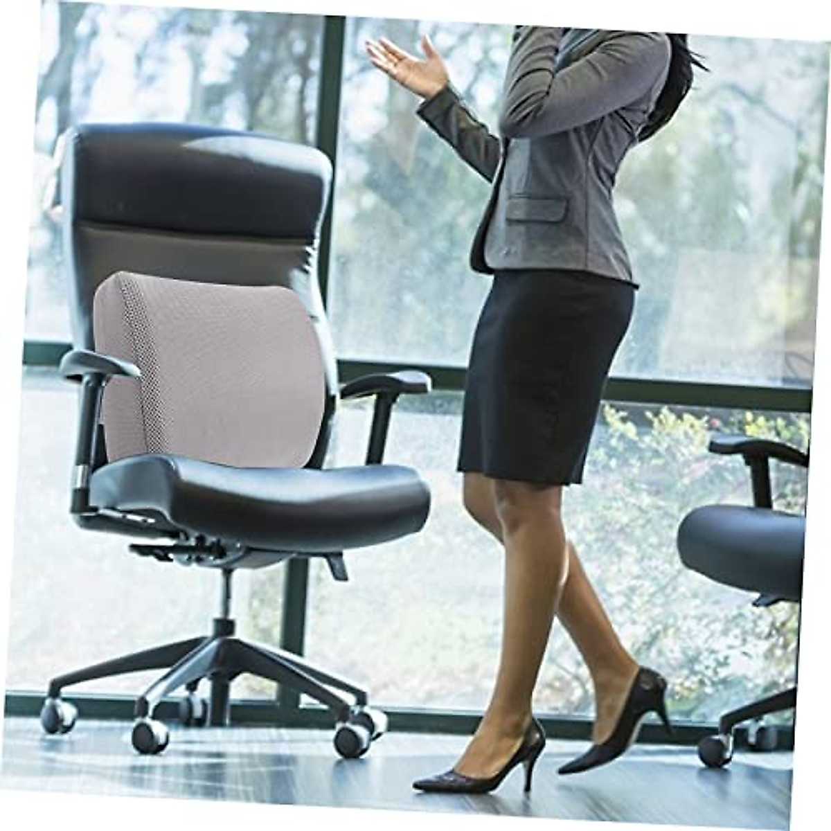 Homoyoyo Comfort Pillow 1pc Waist Pad Waist Pillow Sponge Polyurethane Seat Work Seat Pillow