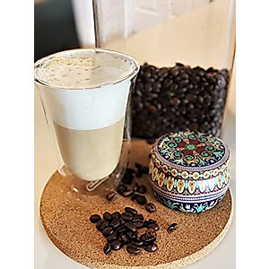 Soy Wax Candle in Perfect Decorative Giftable Metal Tin - Peppermint-Eucalyptus Natural Oil and Pure Organic Soy Wax - for Living Room, Home, Bedroom - Handmade in USA