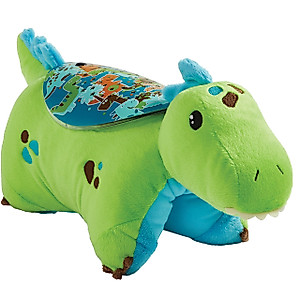 Pillow Pets Sleeptime Lites Green Dinosaur Stuffed Animal Plush Night Light