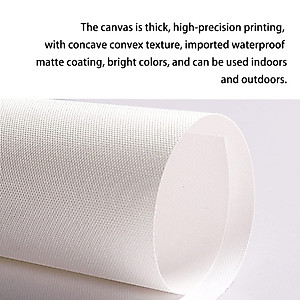 YK artwood Custom Canvas Upload Images- Custom Canvas Prints with Your Photos 8x10 inch -Personalized Canvas Pictures for Kid Lover Pet Family -Portrait Photo Prints - Made In USA-Fast Delivery